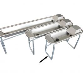Set of 5' ground mounting legs for rounded water trough | Agriclé