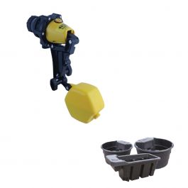 Float valve for agri-plastics stock water tank | Agriclé