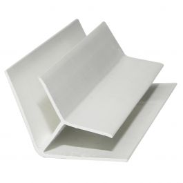 45o angle outside corner moulding for interior siding panels. Made of ...
